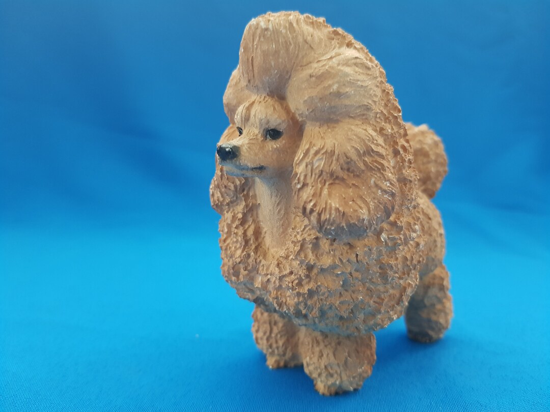 Poodle Dog Figurine, Dog Figurine, Dog Sculpture, Dog Ornaments, Poodle ...