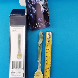 Franz Porcelain Spoon, Franz Porcelain, Porcelain Coffee Spoon, Pottery ...