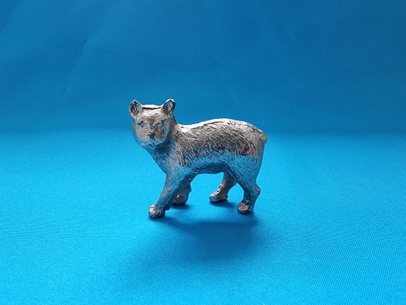Lynx Figurine Pewter Cat Figurine Hunter Cat Figurine | Etsy