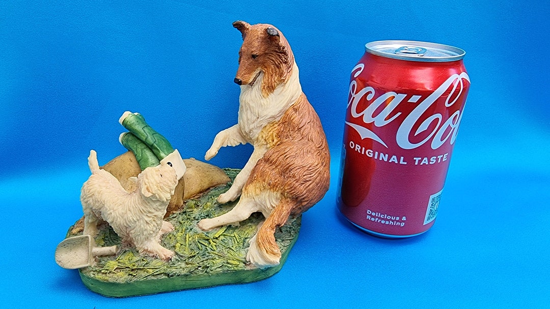 Aynsley, Collie Figurine, Aynsley Figurine, Pottery Collie Figurine ...