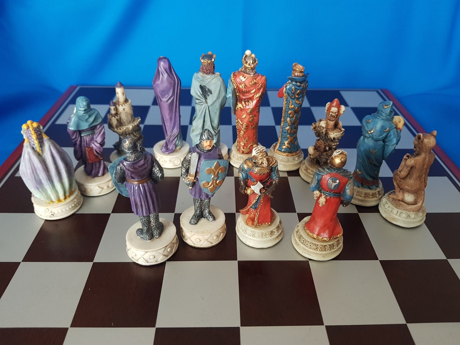 Skull Chess Skull Chess Set Fantasy Chess Fantasy Chess - Etsy UK