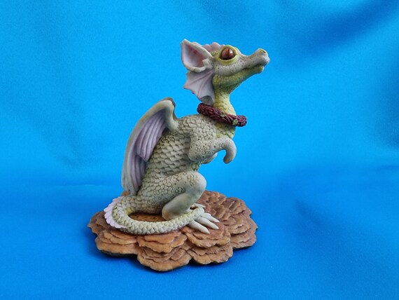 Art & Collectibles small dragon figurine, resin dragon figure ...