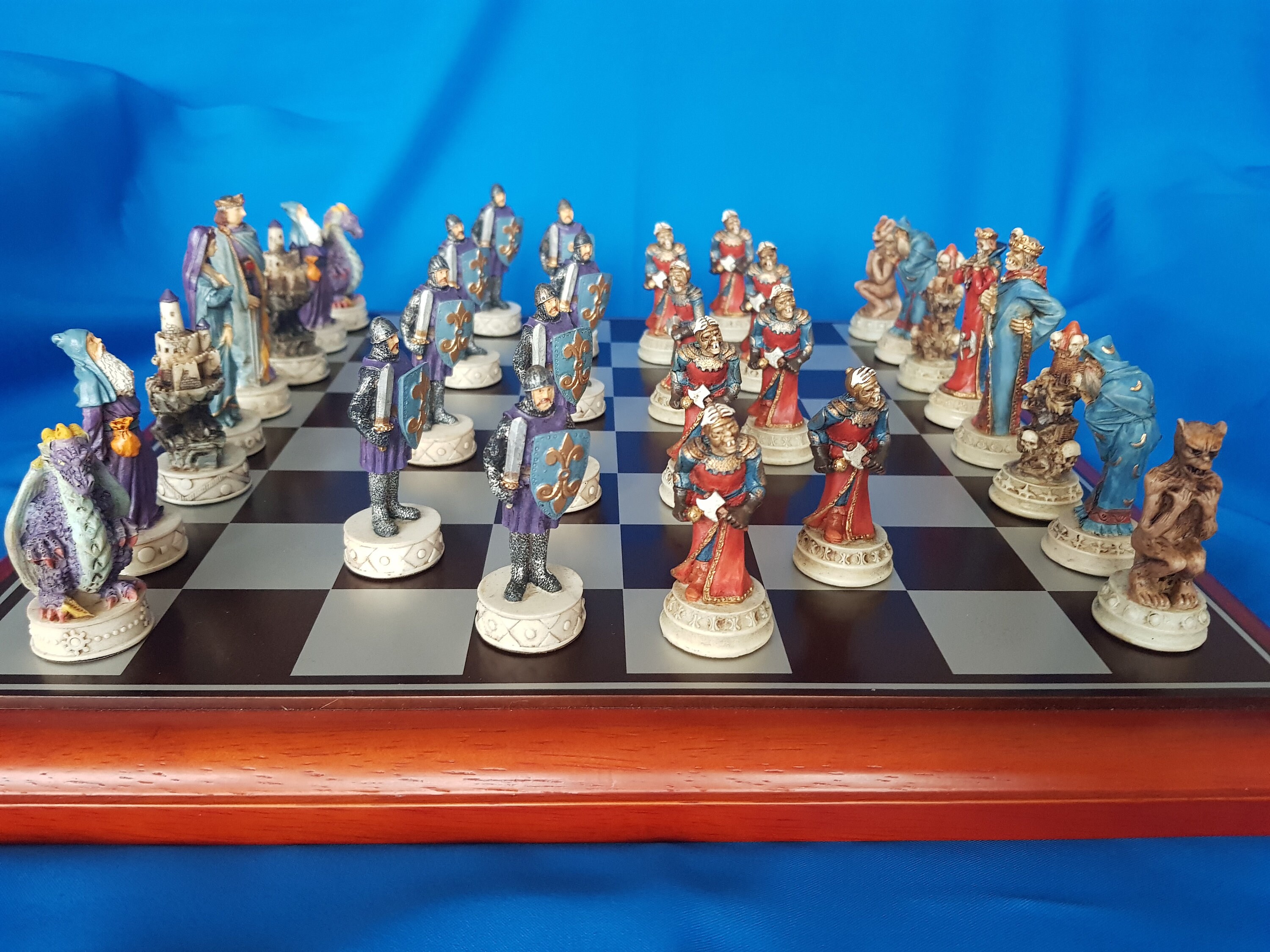 Skull Chess Skull Chess Set Fantasy Chess Fantasy Chess - Etsy UK