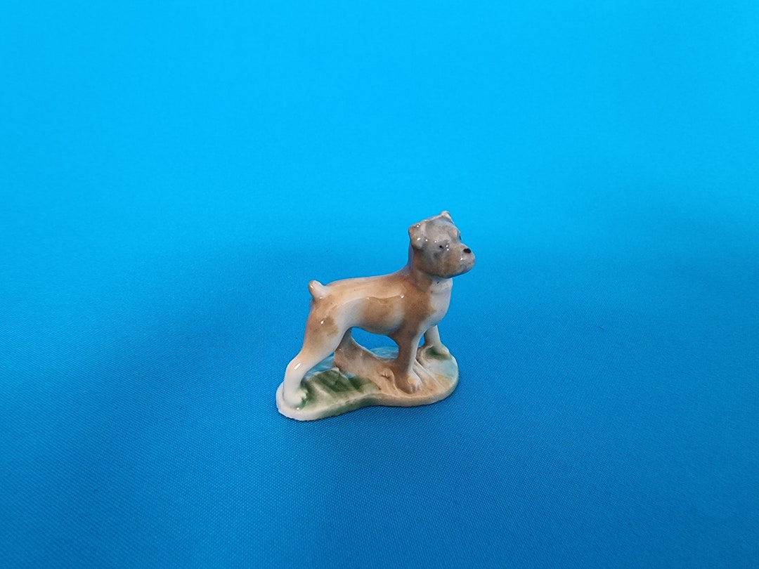 Wade Boxer, Boxer Figurine, Small Dog Figurine, Wade Pottery, Wade ...