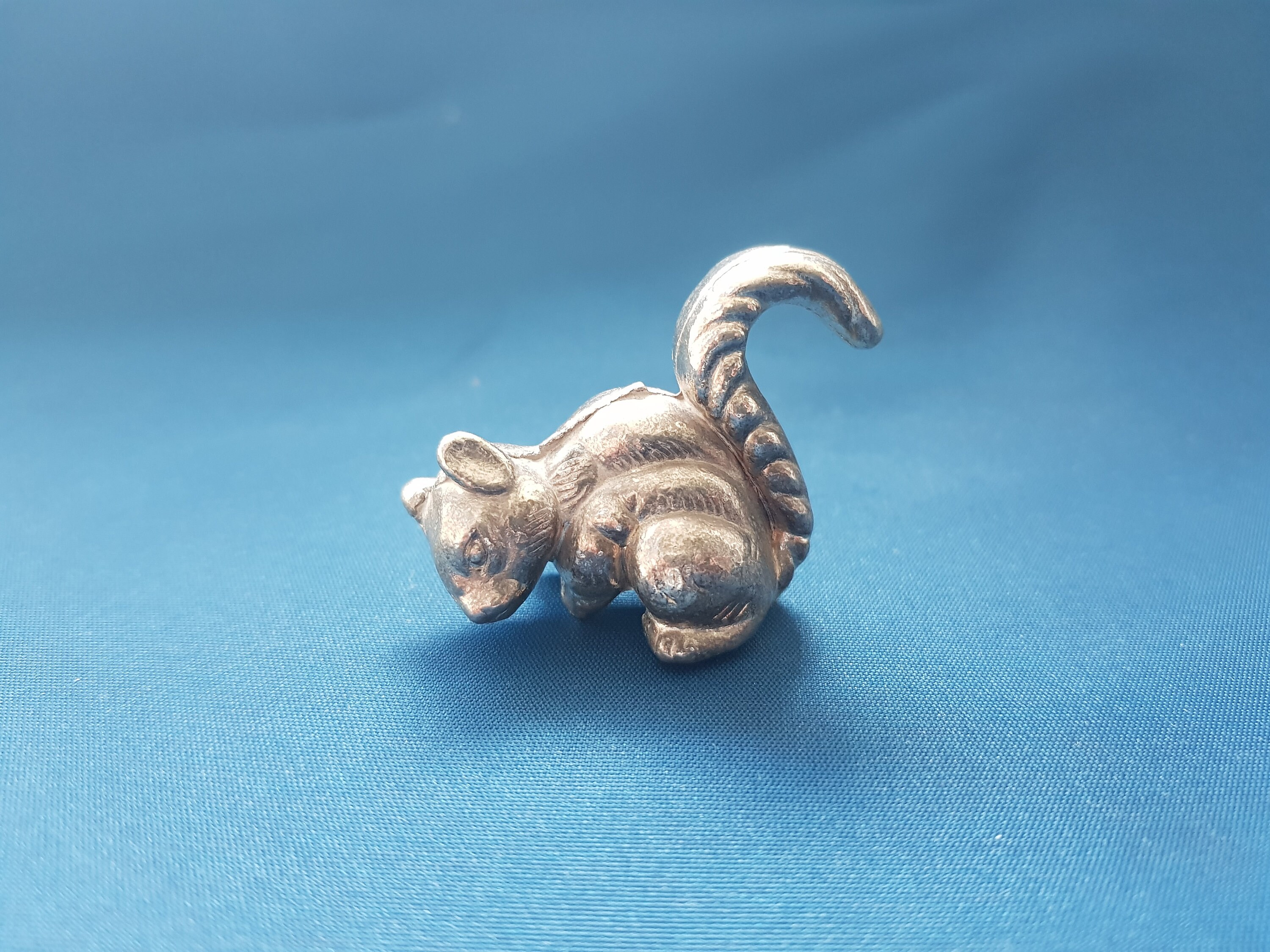 squarrel Figurine Pewter squarrel Pewter animals Figurine miniature ...