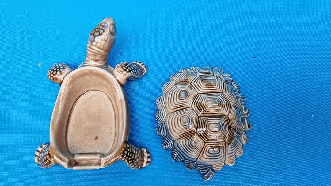 Wade Turtle Figurine, Wade Figurine, Wade Pottery, Wade Turtle, Turtle ...
