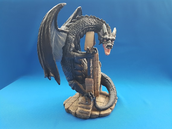 Dragon Figurine Resin Dragon Figure Land of the dragons | Etsy
