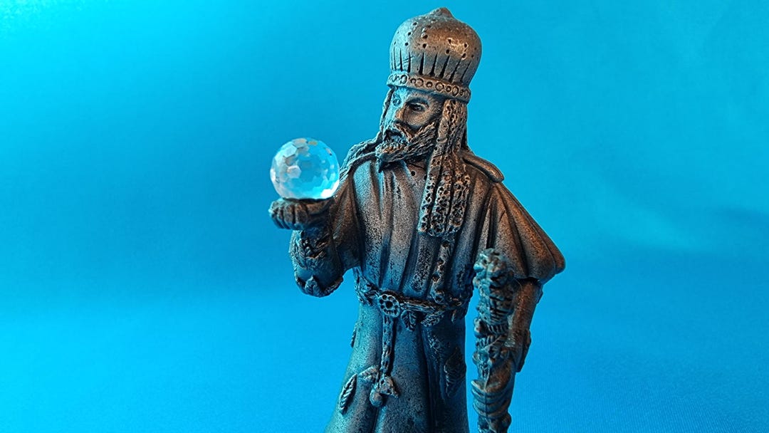 Pewter Wizard Figurine, Wizard Figurine, Myth and Magic, Myth and Magic ...