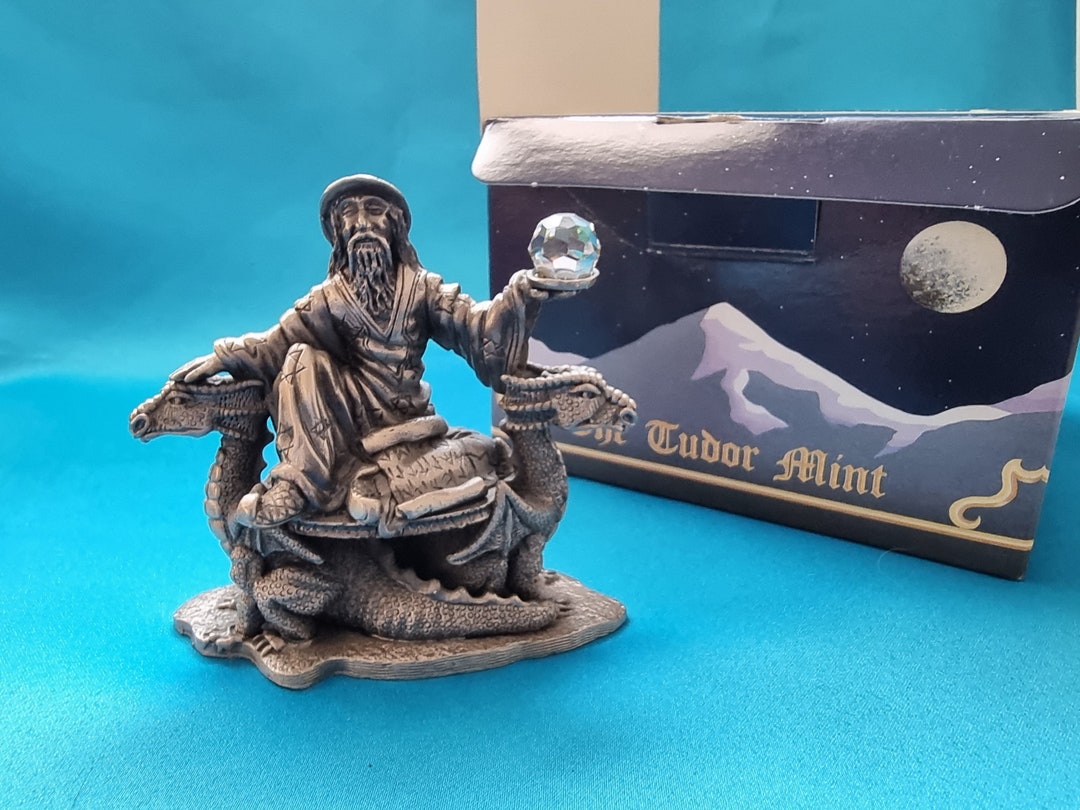 Tudor Mint, Myth and Magic, Wizard Figurine, Pewter Wizard Figurine ...