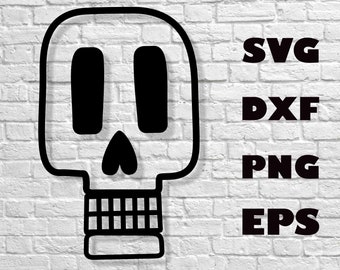 Coco skull svg | Etsy