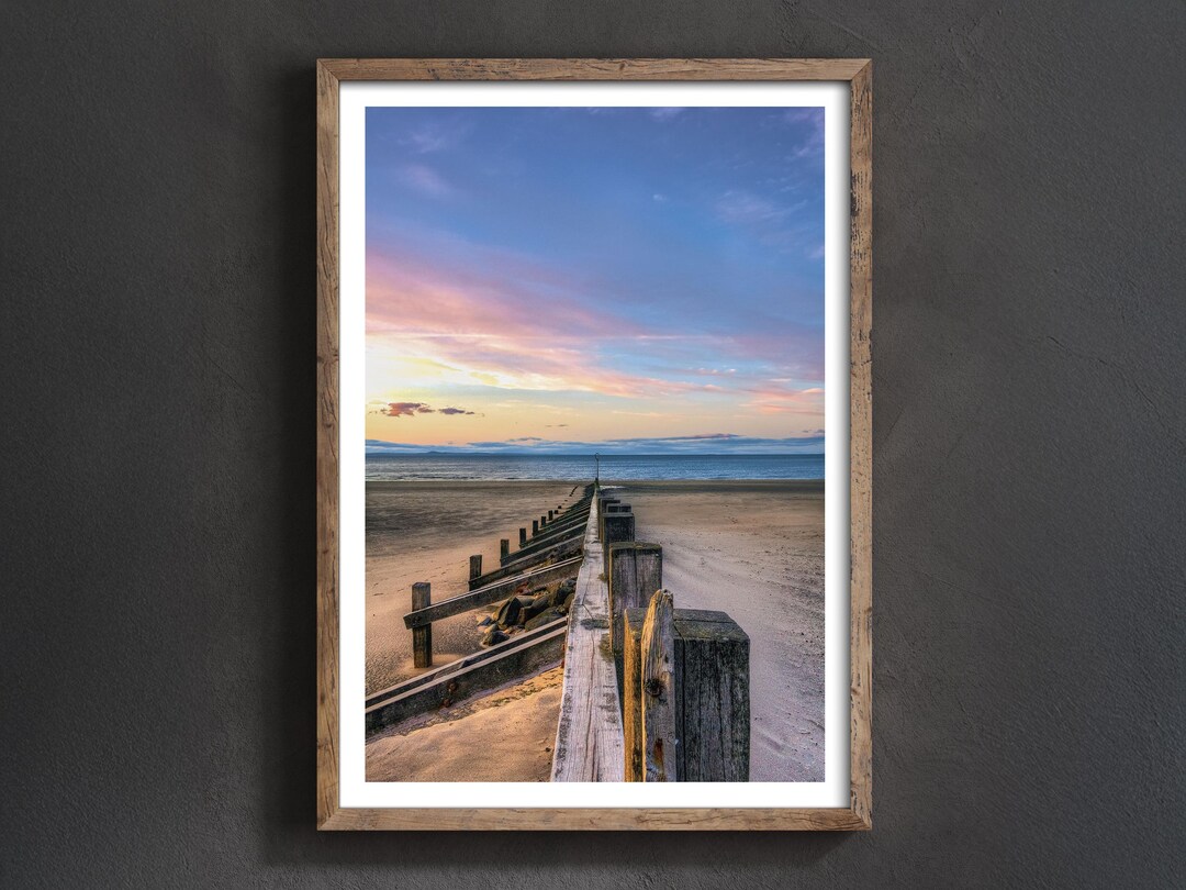 Sunset at Portobello Beach - Edinburgh, Scotland | Photography Print ...