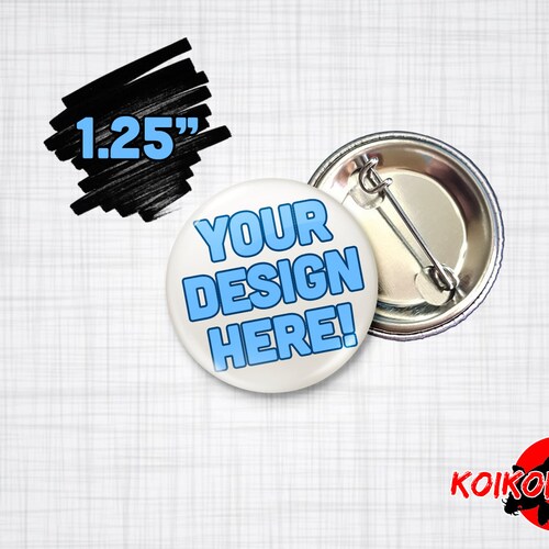 Custom Photo Button-3 1/2 Inch Pin Back Button-personalized - Etsy