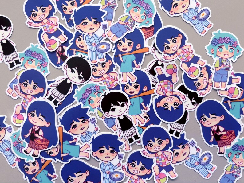 OMORI Headspace Vinyl Stickers Omori, Basil, Aubrey, Kel, Hero, Mari - Etsy