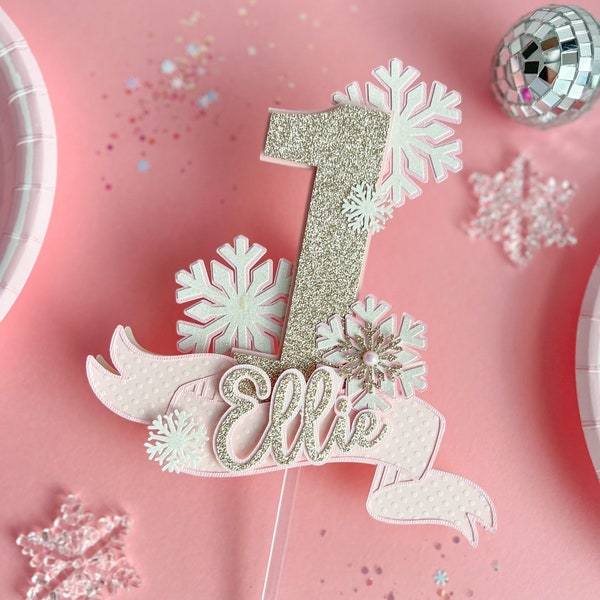 Winter Cake Topper - Etsy