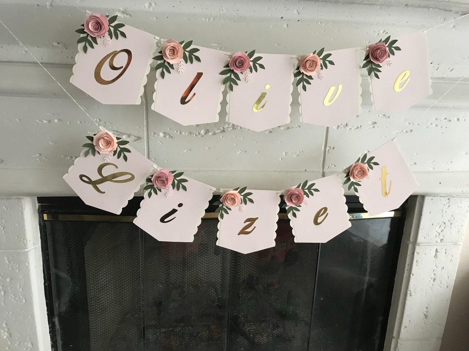 Boho Floral Banner Floral Banner Boho Floral Garland 1st | Etsy