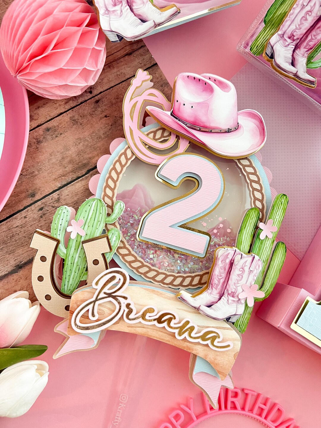 First Rodeo Cake Topper, Not My First Rodeo Decor, Rodeo Party Decor ...