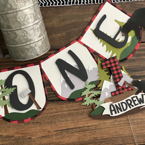 Lumberjack Banner - Etsy