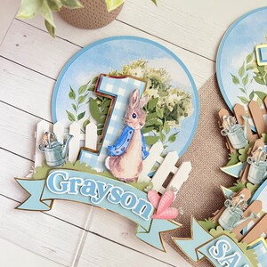 Peter Rabbit Cake Topper, Easter Cake Topper, Bunny Cake Topper, Peter ...