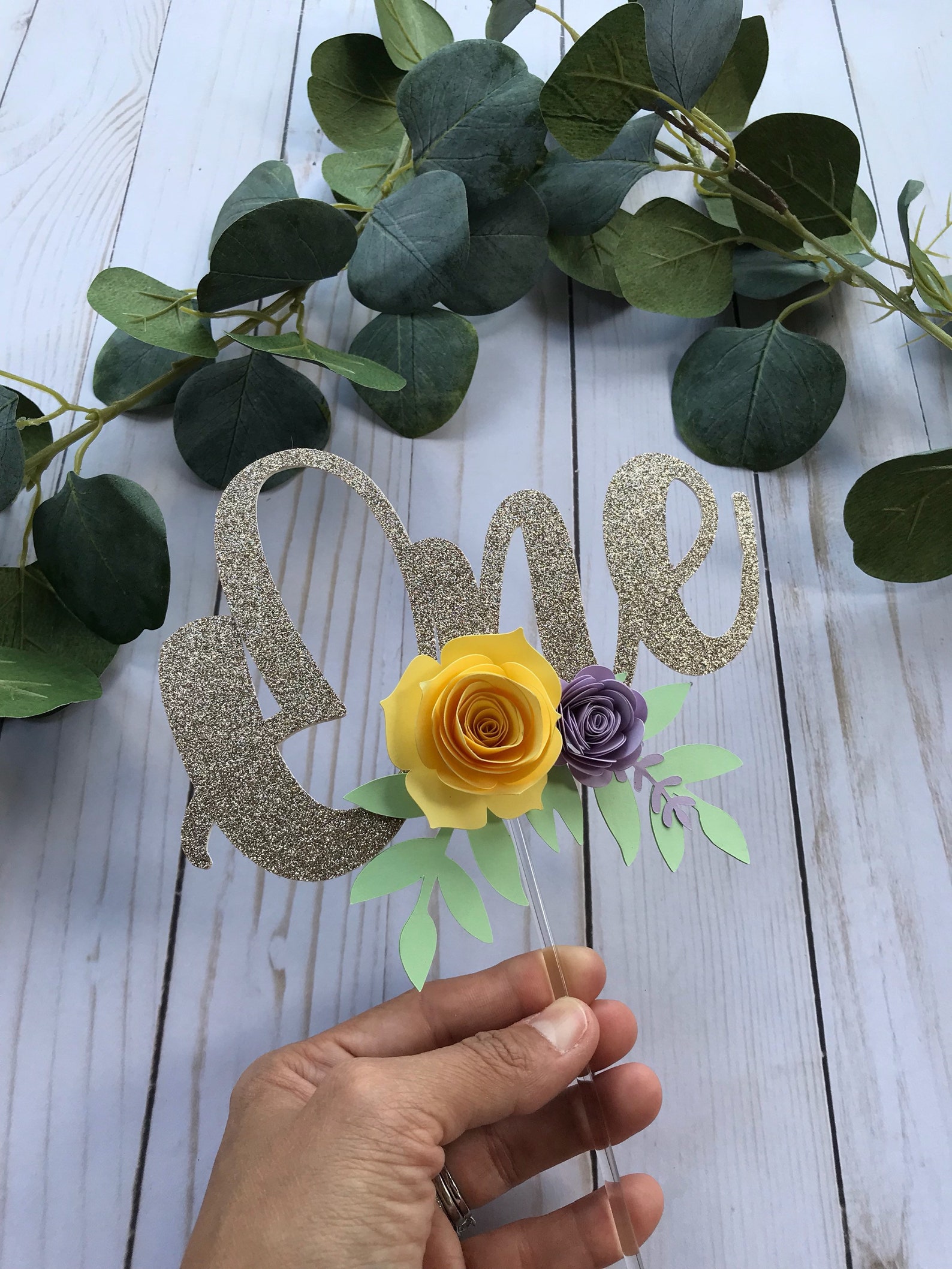 One Cake Topper 1st Birthday Cake Topper Smash Cake Topper | Etsy