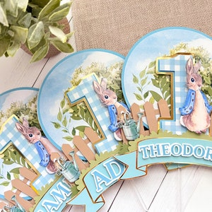 Peter Rabbit Cake Topper, Easter Cake Topper, Bunny Cake Topper, Peter ...