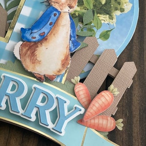 Peter Rabbit Cake Topper, Easter Cake Topper, Bunny Cake Topper, Peter ...