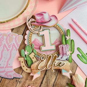 My First Rodeo Cake Topper, First Rodeo Party Decor, Rodeo Party Decor ...