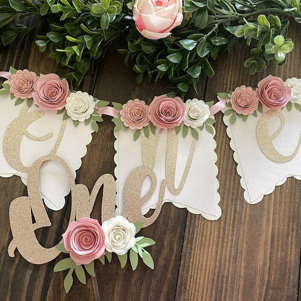 Floral Banner - Etsy