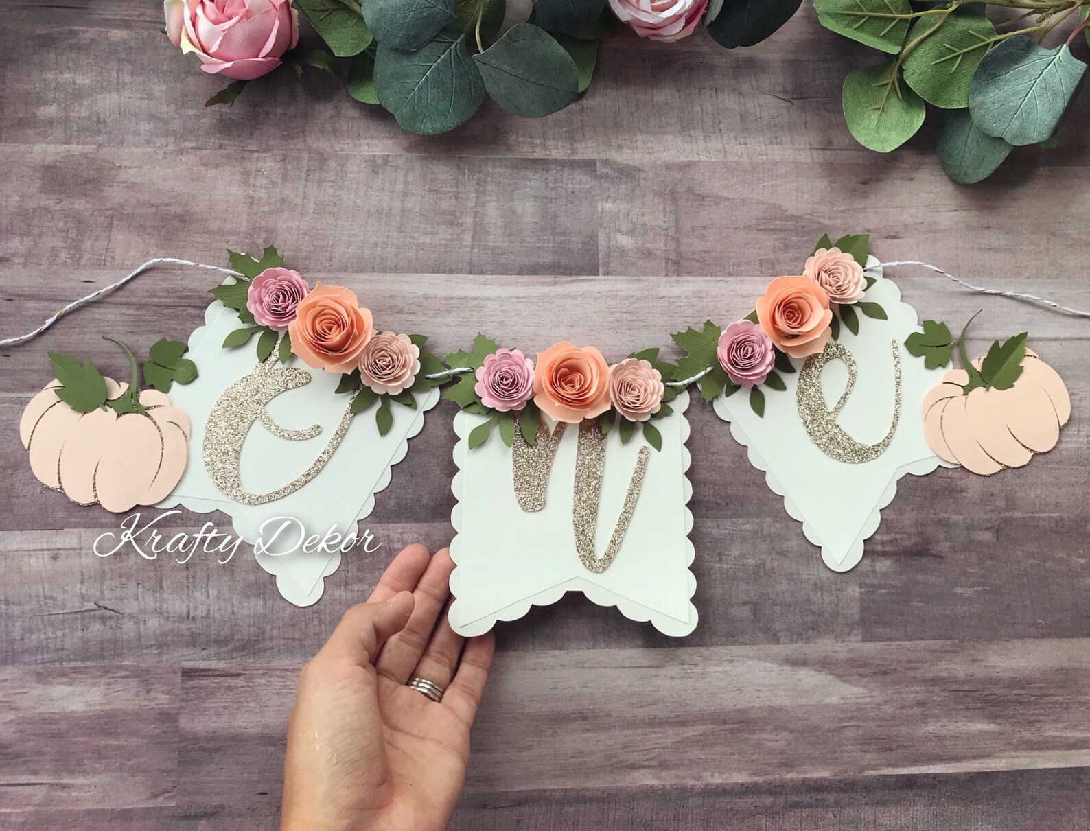 Pumpkin High Chair Banner My Little Pumpkin Theme Fall High - Etsy