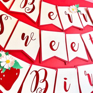 Strawberry 3D Letters, Strawberry Banner, Strawberry Party Decor ...