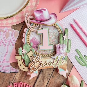 My First Rodeo Cake Topper, First Rodeo Party Decor, Rodeo Party Decor ...