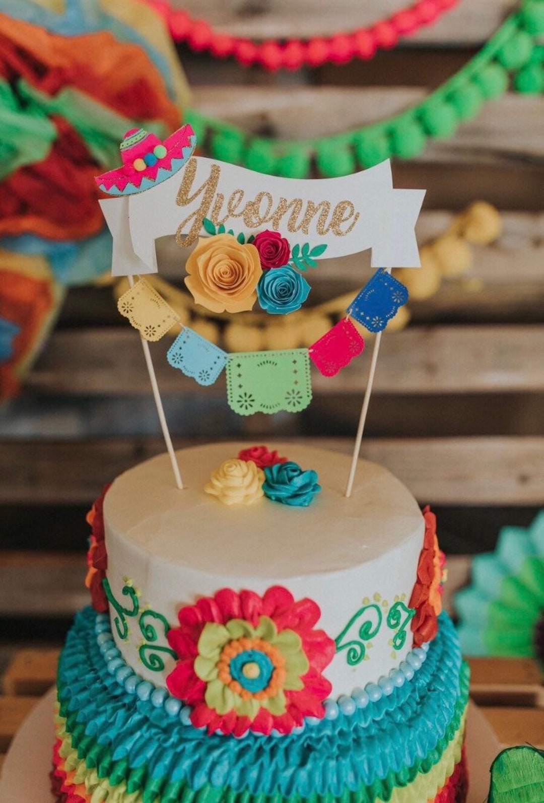 Fiesta Cake selling Topper Cinco