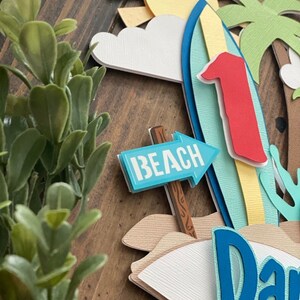 Beach Theme Cake Topper, Beach Party Theme, Summer Cake Topper - Etsy