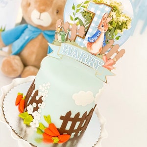 Peter Rabbit Cake Topper Easter Cake Topper Bunny Cake - Etsy