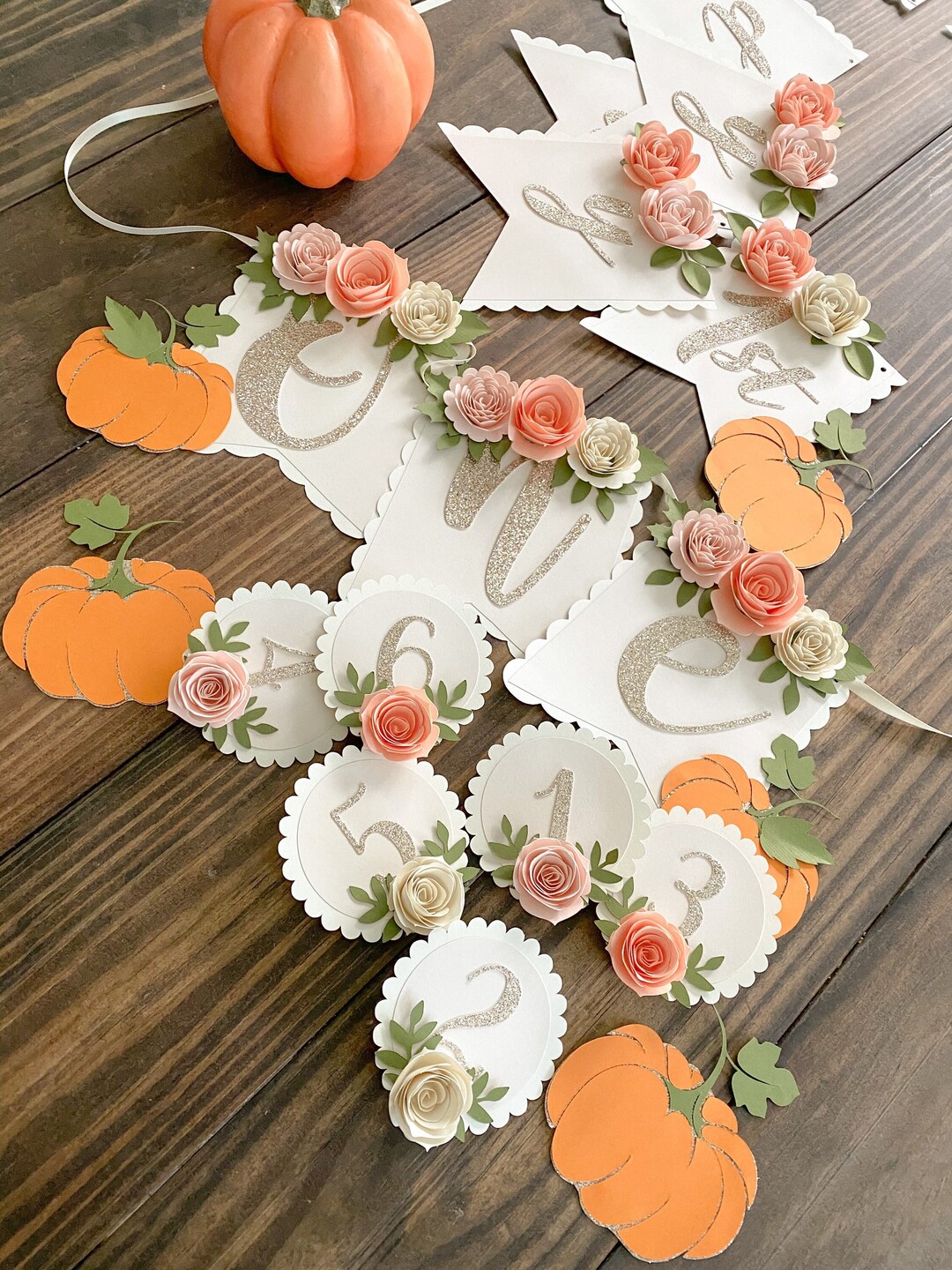 My Little Pumpkin Banner, Fall Pumpkin Banner, Pumpkin High Chair ...