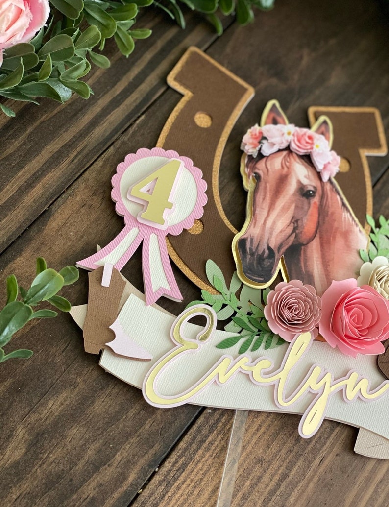 Horse Cake Topper Riding Free Spirit Cake Topper Equestrian - Etsy
