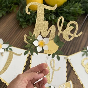 Lemon Theme High Cake Topper, Lemonade Party, Lemonade 1st Birthday ...