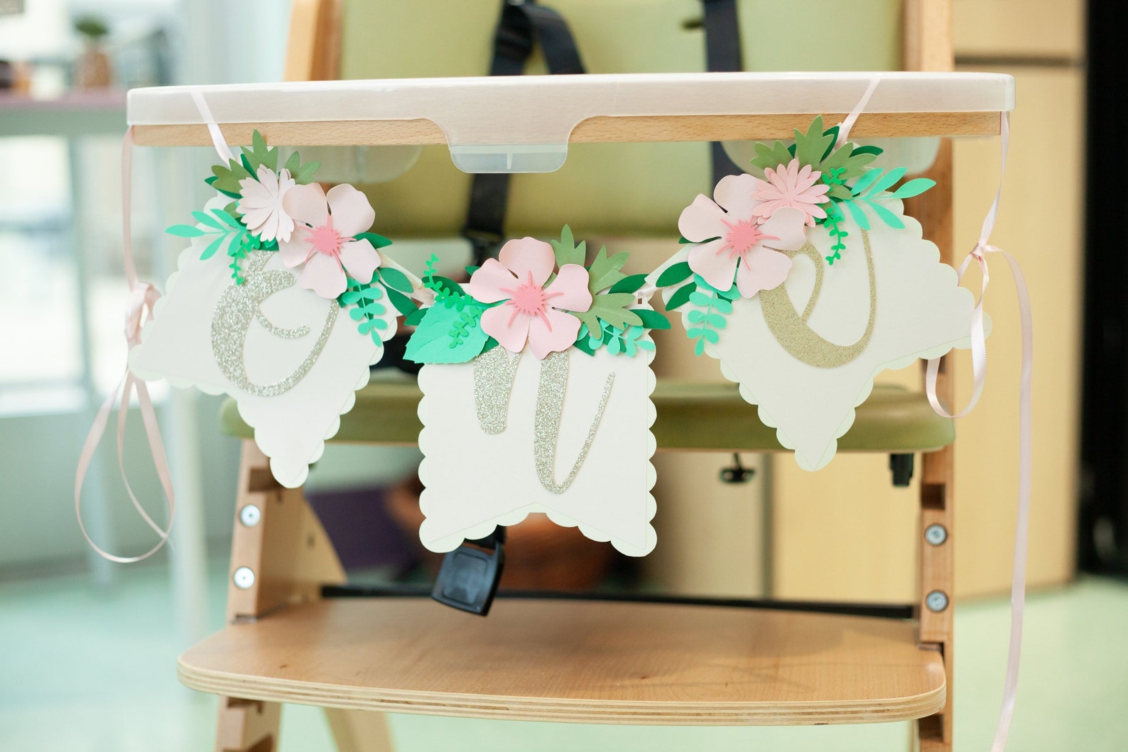 One High Chair Banner Tropical High Chair Banner Tropical - Etsy