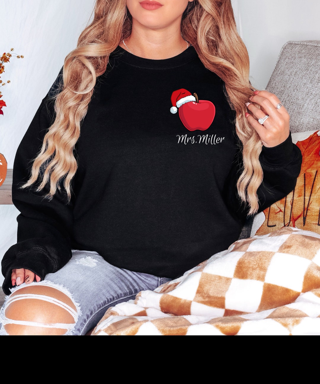 Personalized Teacher Sweatshirt Teacher Quarter Zip Pullover Etsy