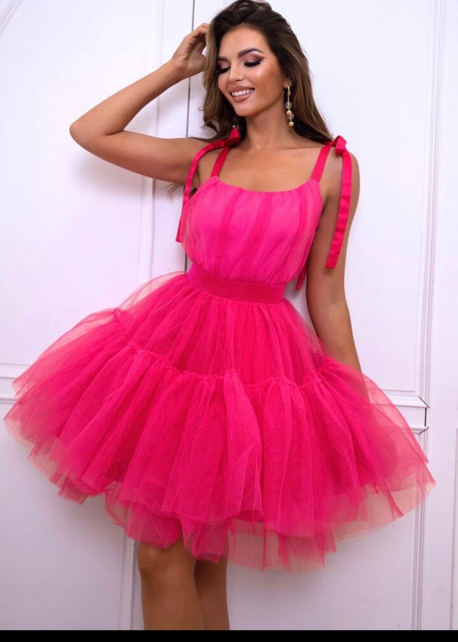 Hot Pink Dress Birthday Dress Birthday Bash Party Dress Etsy
