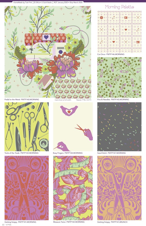 1 yard Getting Getting Snippy in Brunch Visual Arts Craft Supplies ...