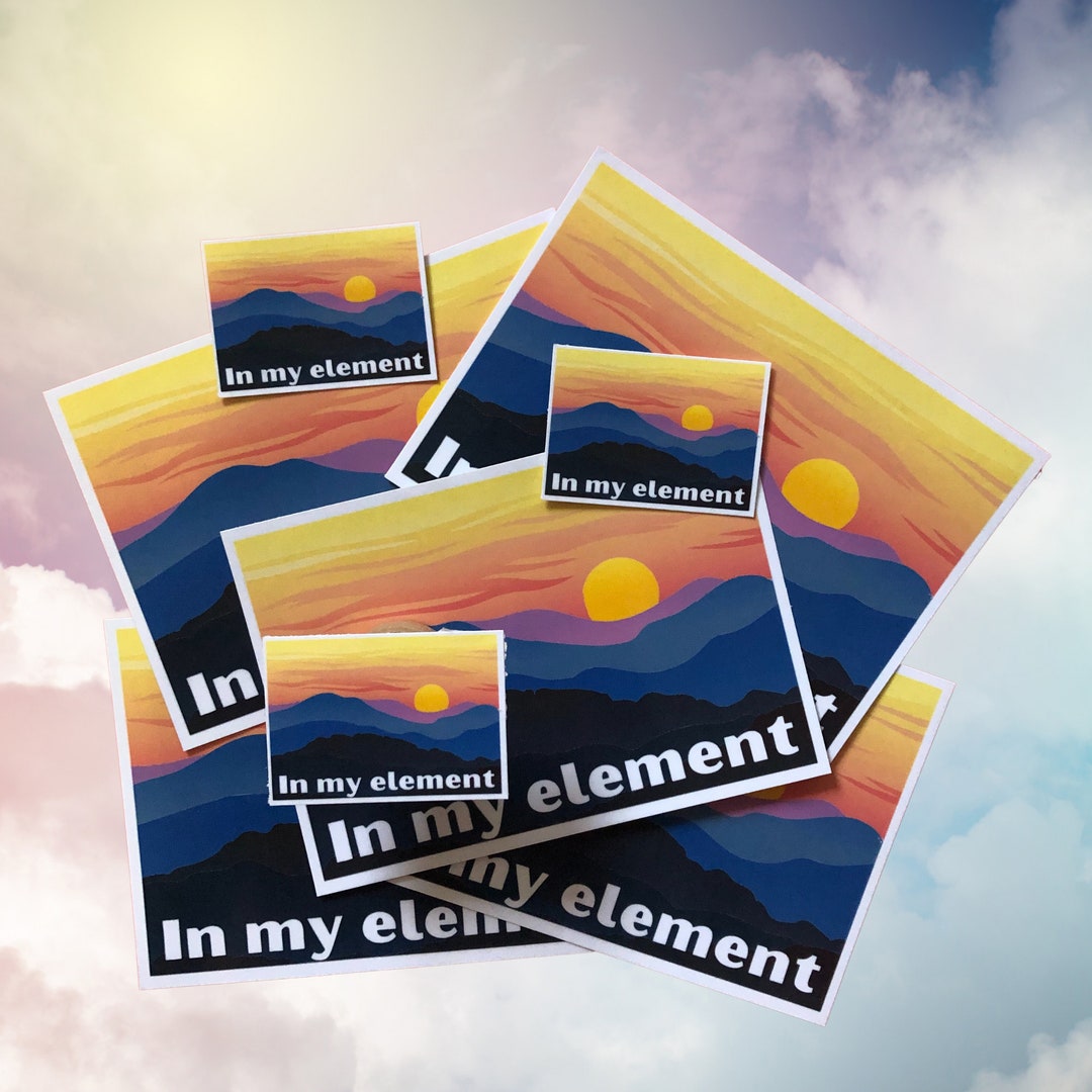In My Element Honda Element Sticker | Sunset Sticker | Nature Sticker ...