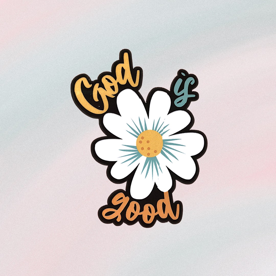 God is Good Sticker | Christian Sticker | Waterproof Sticker | Faith ...