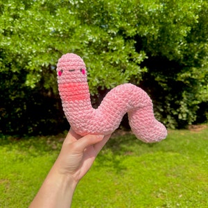 Worm Crochet Pattern PDF Download - Etsy