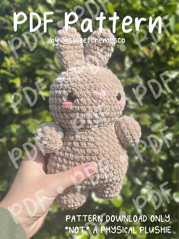 Bunny Crochet Pattern PDF Download - Etsy