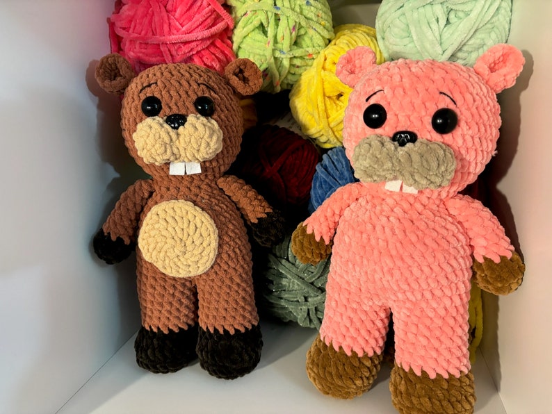Baxter the Beaver Crochet Pattern - Etsy