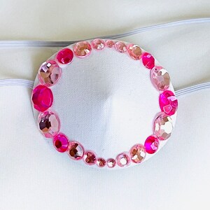 Eye Patch With Embellishments Eyepatch With Jewels and Pearls - Etsy