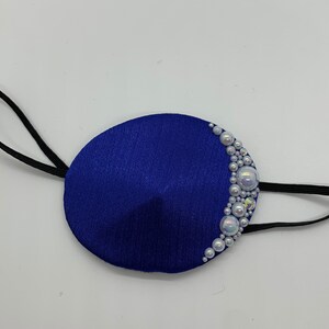 Pirate Eye Patch With Pearl Design - Etsy