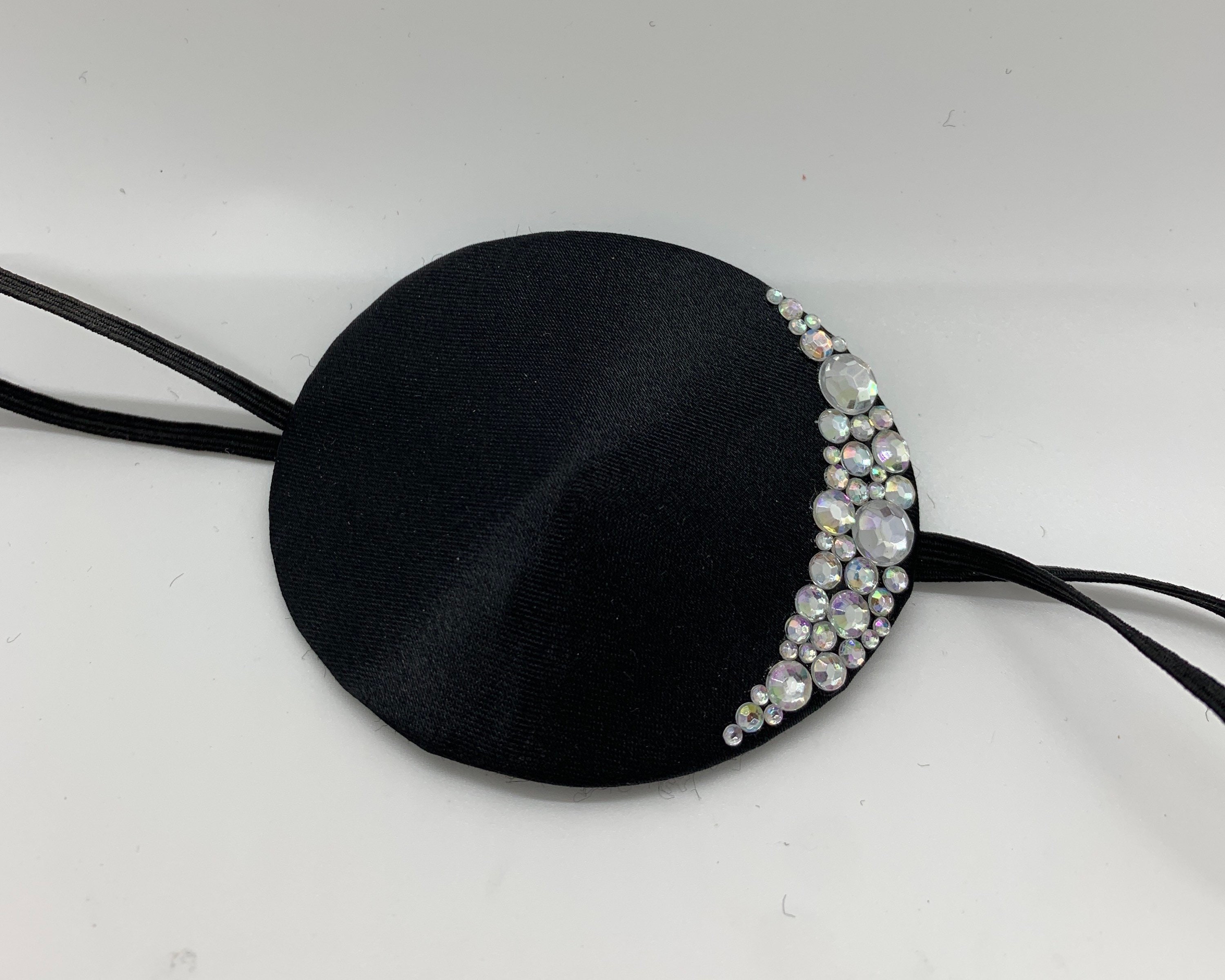 Eye Patch With Embellishments Eyepatch With Jewels and Pearls - Etsy