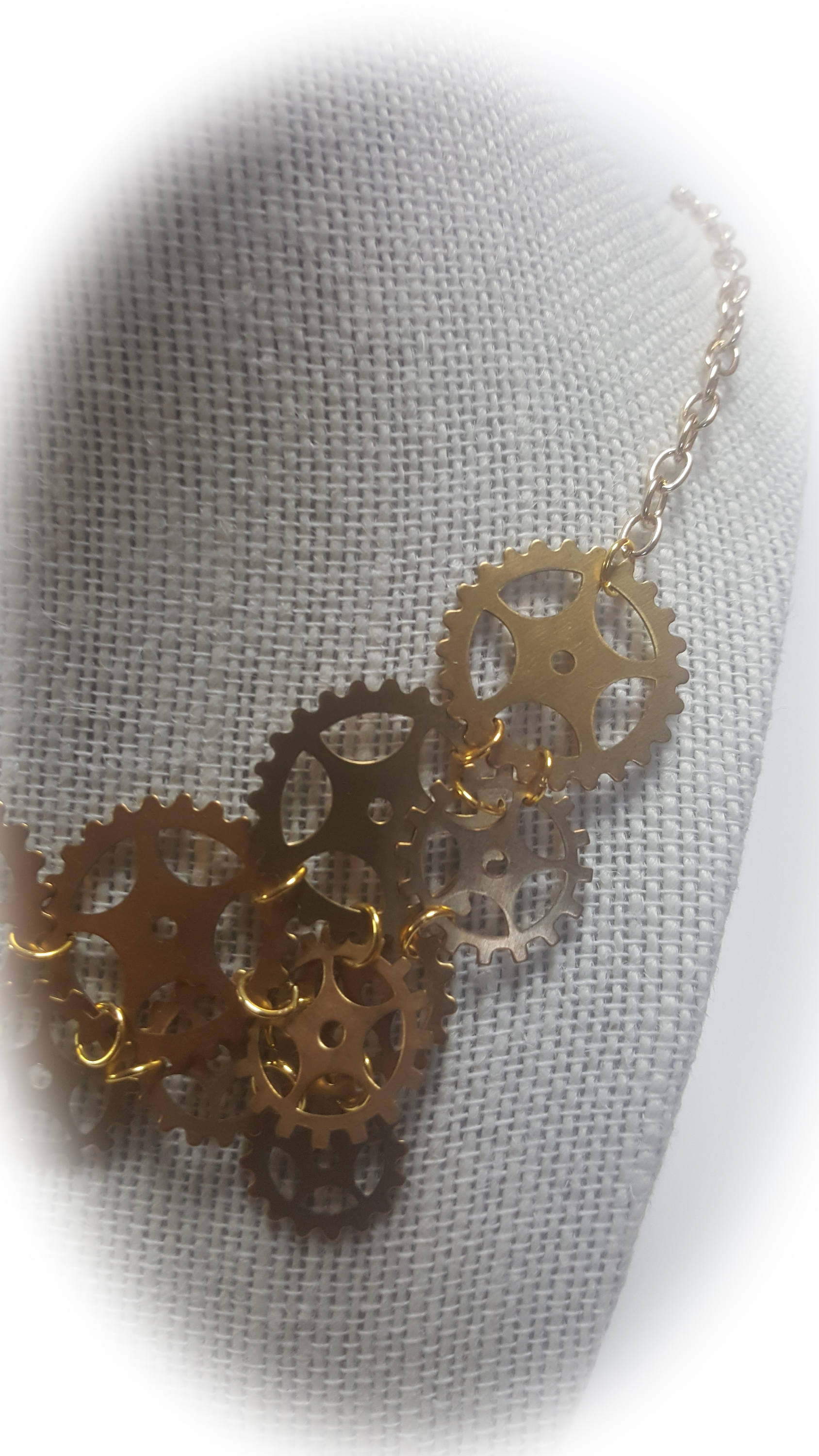 Suspended Gears Collar Necklace - Etsy