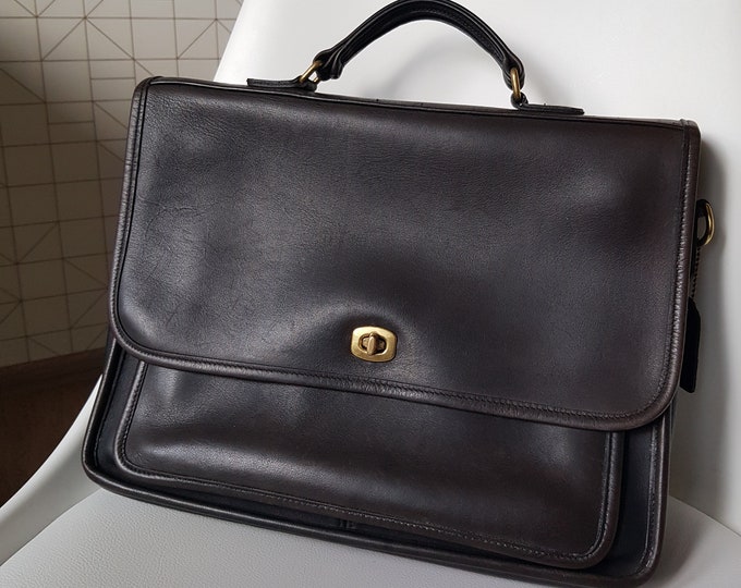 Rare Vintage Coach Colebrooke, Coach 5181, Large Leather Coach Bag ...